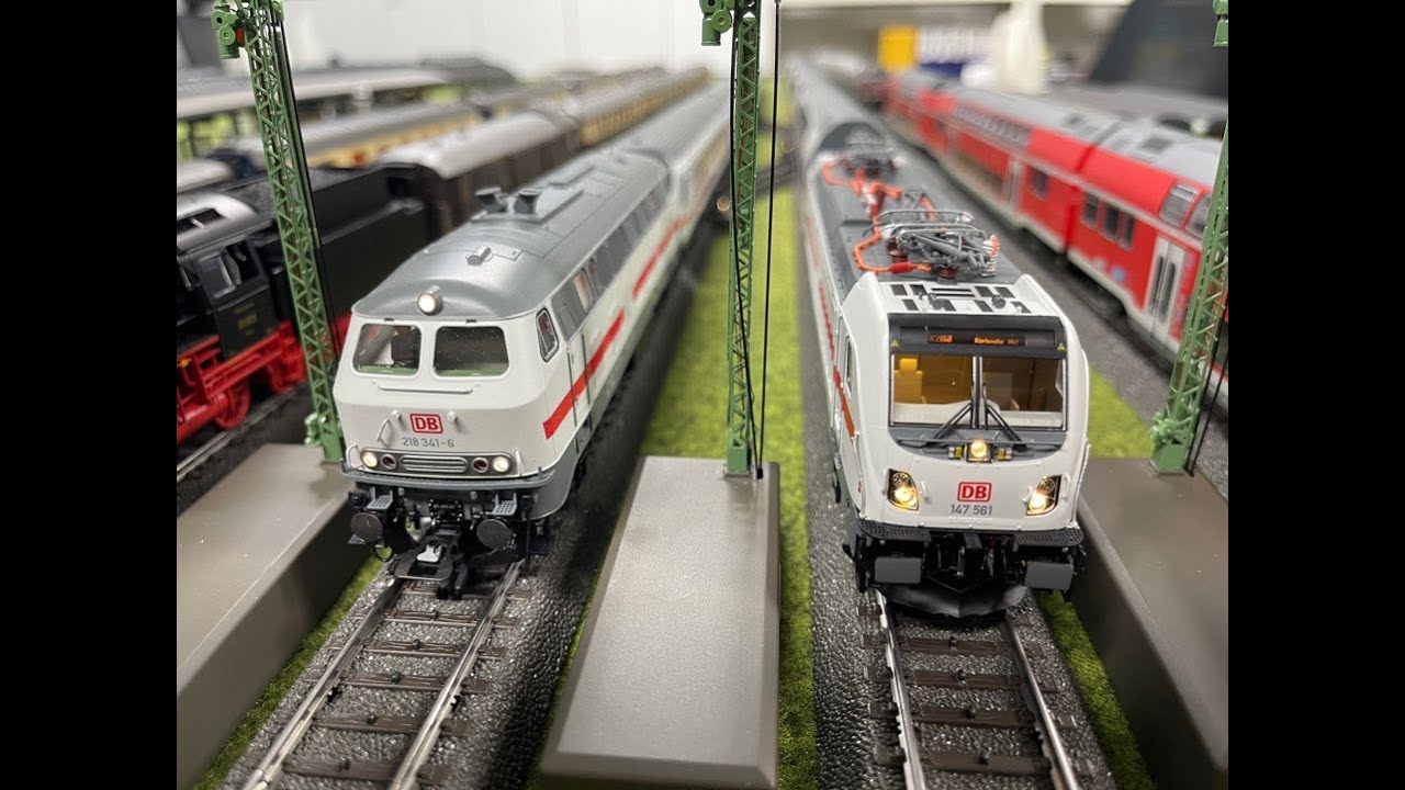 DB IC,IC2 Modellbahn HO #train #IC2 #modeltrains #railway #BR147 # ...
