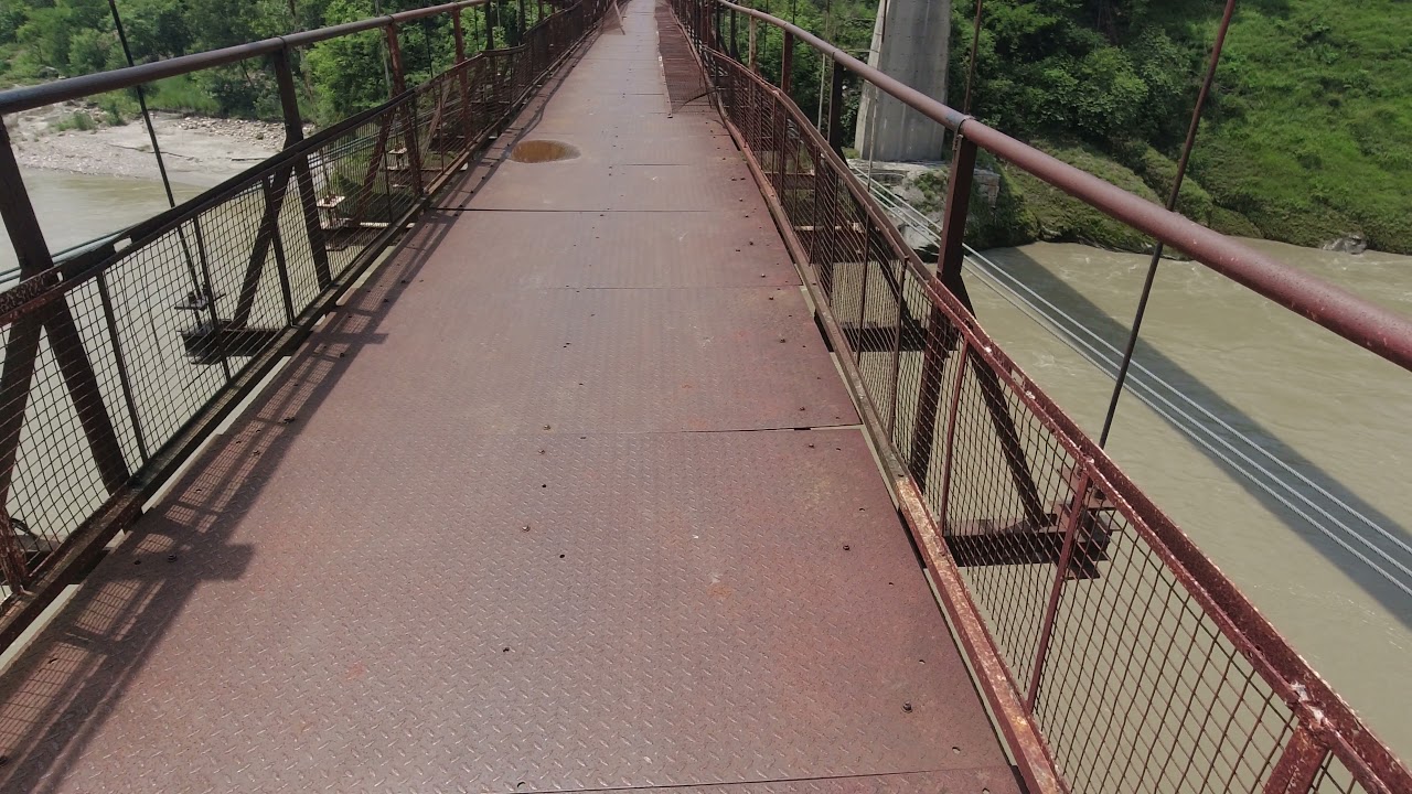 Beas river hanging bridge (SUJANPUR-HIMACHAL PRADESH). - YouTube