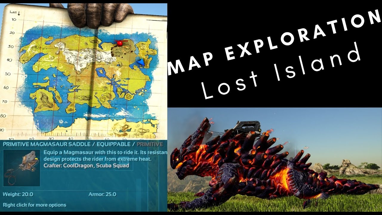 Ark Survival Evolved (Lost Island Gameplay) Ep. 8 Exploring the Entire ...