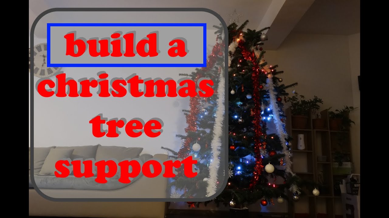 How to build a christmas tree support in about a hour DIY. - YouTube