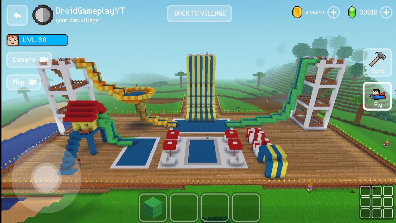 Water Park - Block Craft 3d: Building Game - YouTube