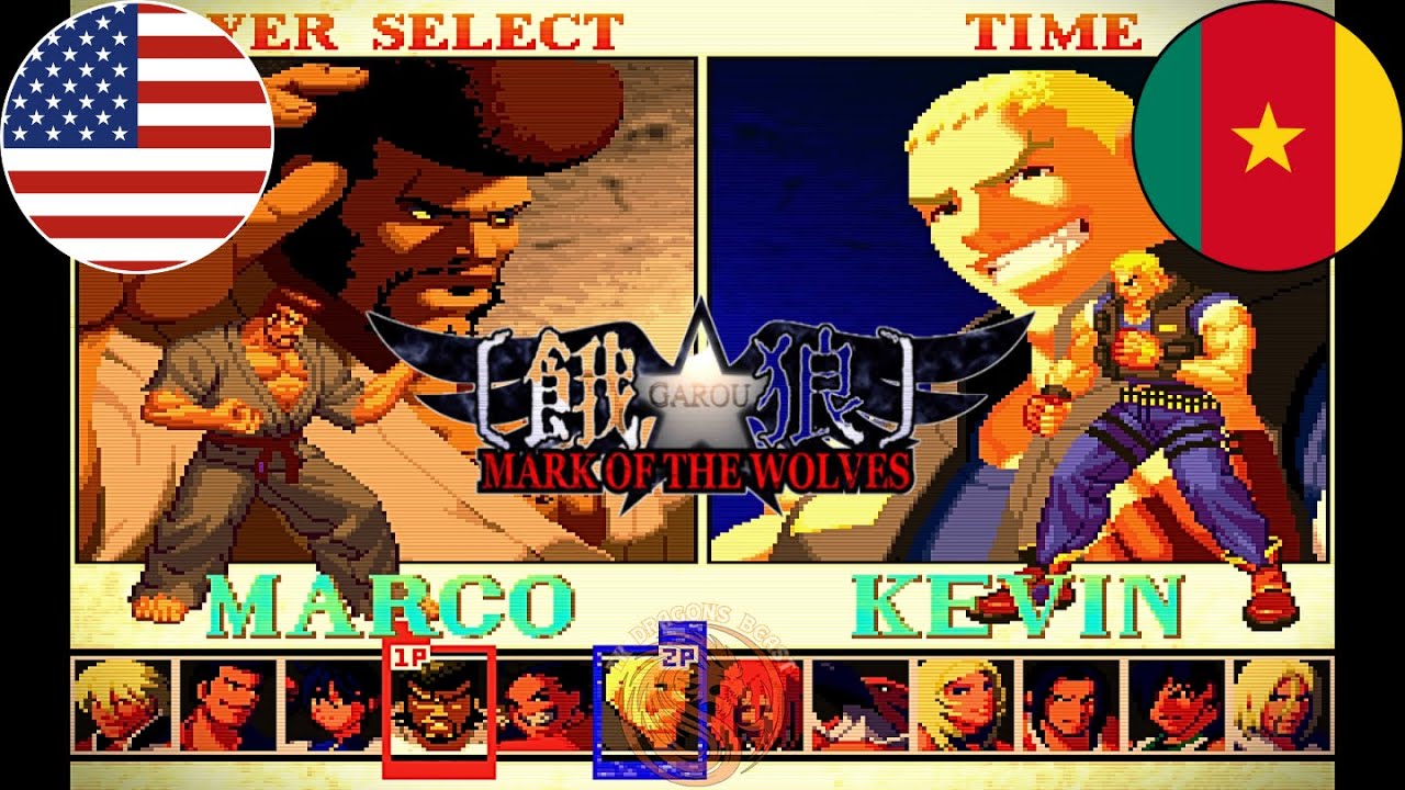 Fatal Fury: *Mark of the Wolves (Marco) Vs (Kevin) High Level Matches ...