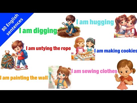 "Learn 80 Action Verbs in English" – Fun, Fast & Easy -ING Verbs! - YouTube