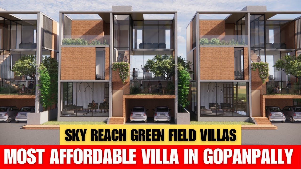Exploring Most Affordable Villa in Gopanpally || Sky Reach Greenfield ...