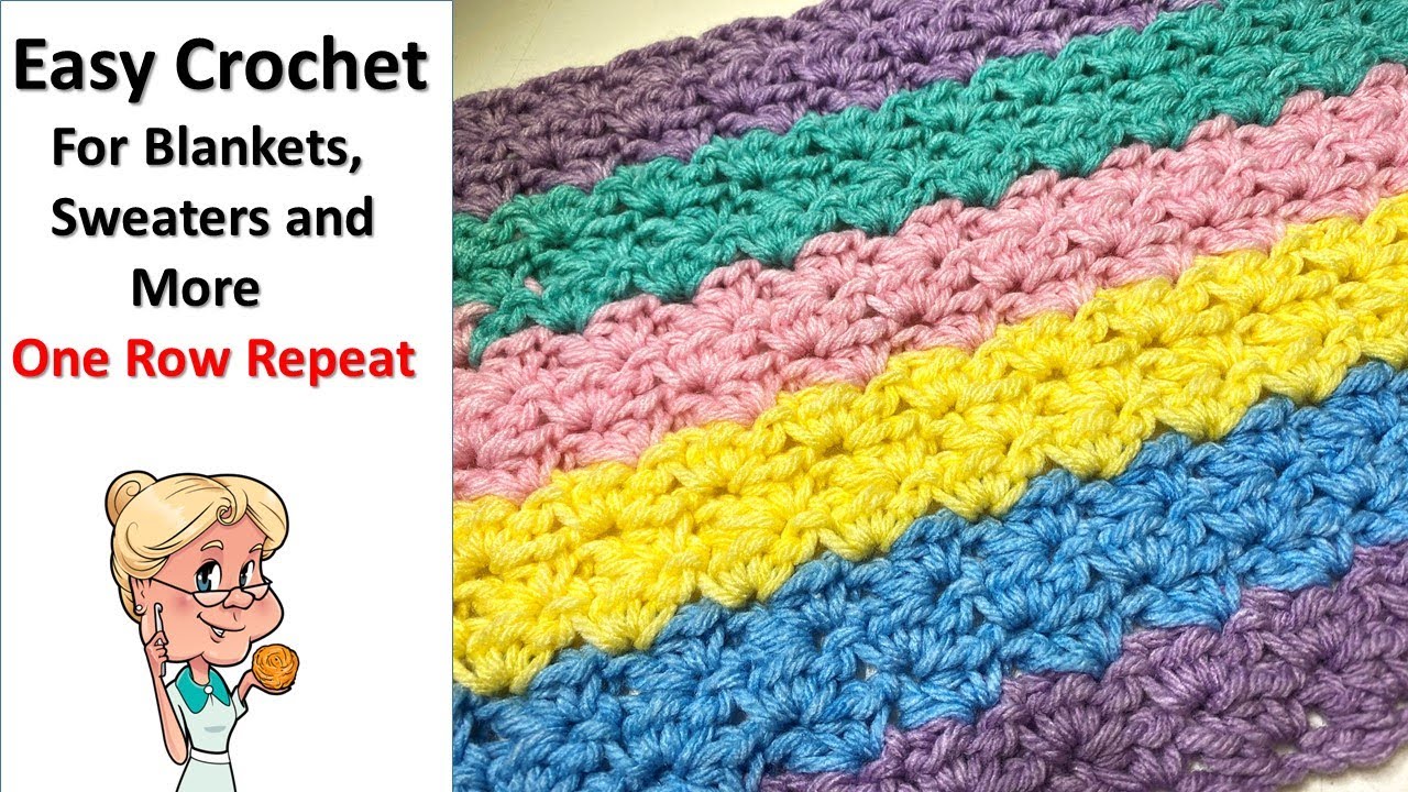 Kroller Stitch - Easy Crochet Stitch for Blankets, Sweaters and More ...