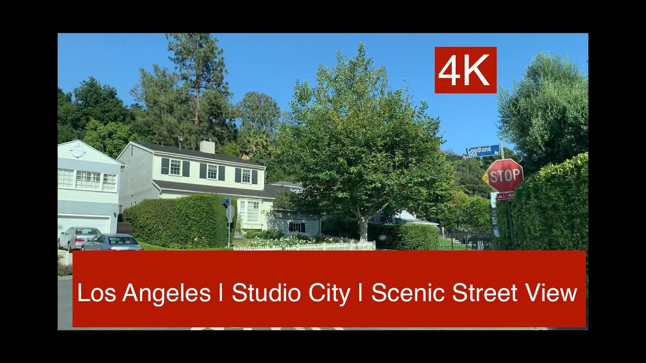 California | Los Angeles | Studio City Scenic Street View - YouTube