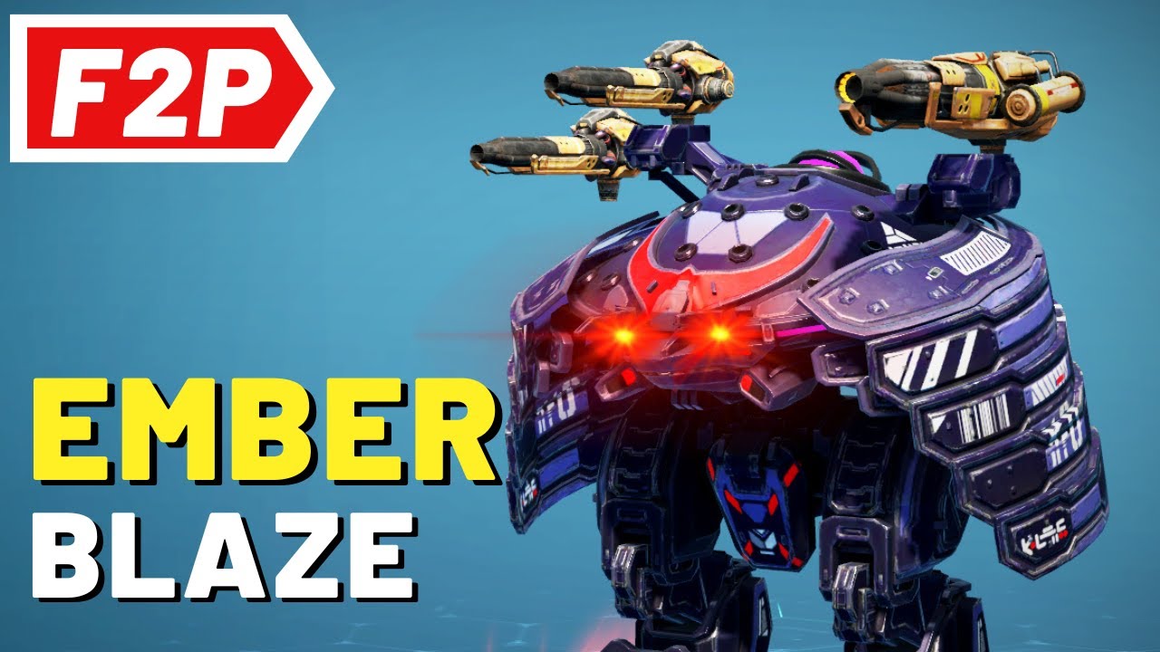 Revenant Ember Blaze - War Robots Free to Play Hangar Gameplay (No ...