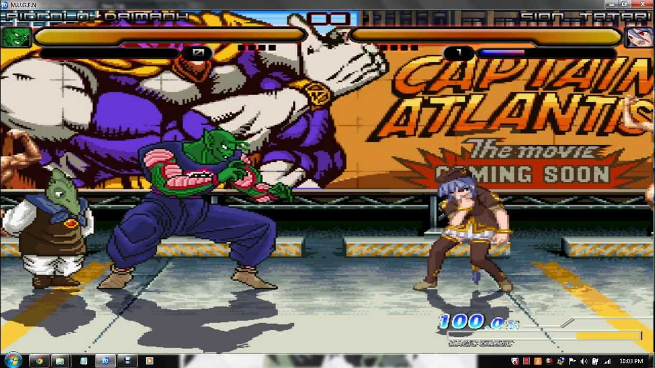 Bubbyaustin1022 mugen battle #49 daimaoh vs sion tatari - YouTube