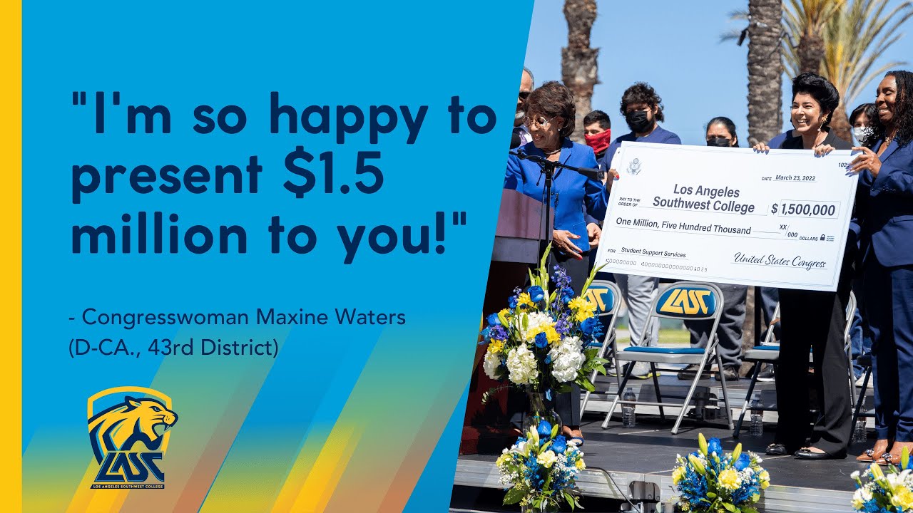 Check Presentation: Congressional Earmark Ceremony - YouTube