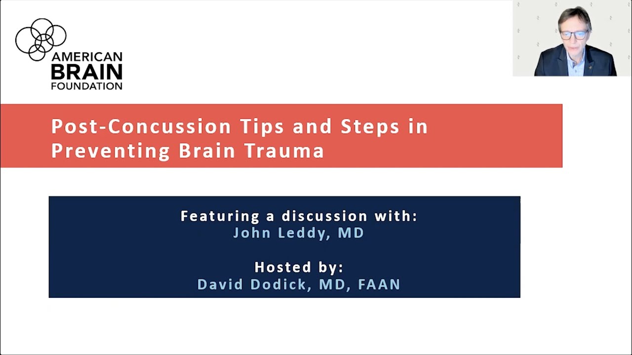 Post-Concussion Tips and Steps in Preventing Brain Trauma | Webinar ...