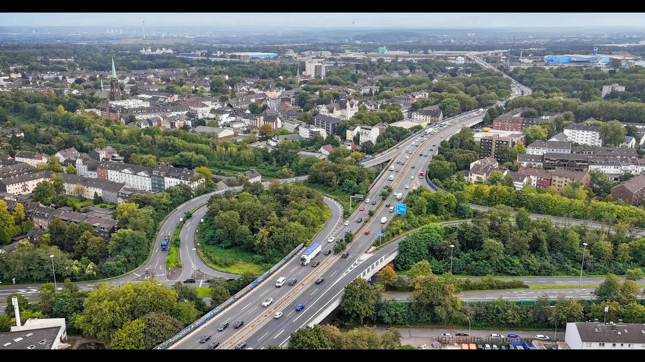 Relaxed Summer Driving in Germany From Dusseldorf to Bonn on The ...
