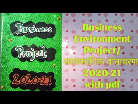 class 12th business project on business environment in hindi medium ...