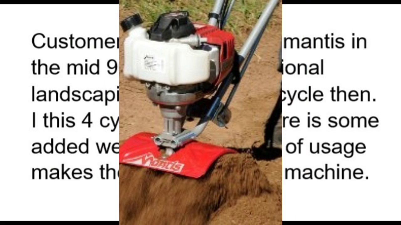 Mantis 4 Cycle Tiller Cultivator 7940 Powered by Honda – Lightweight ...