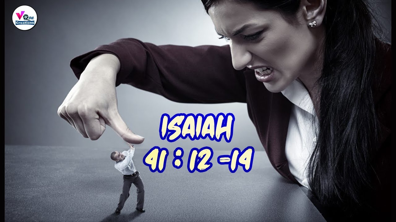 Bible Verses || Isaiah 41:12-14 Scripture English || Bible || V One ...