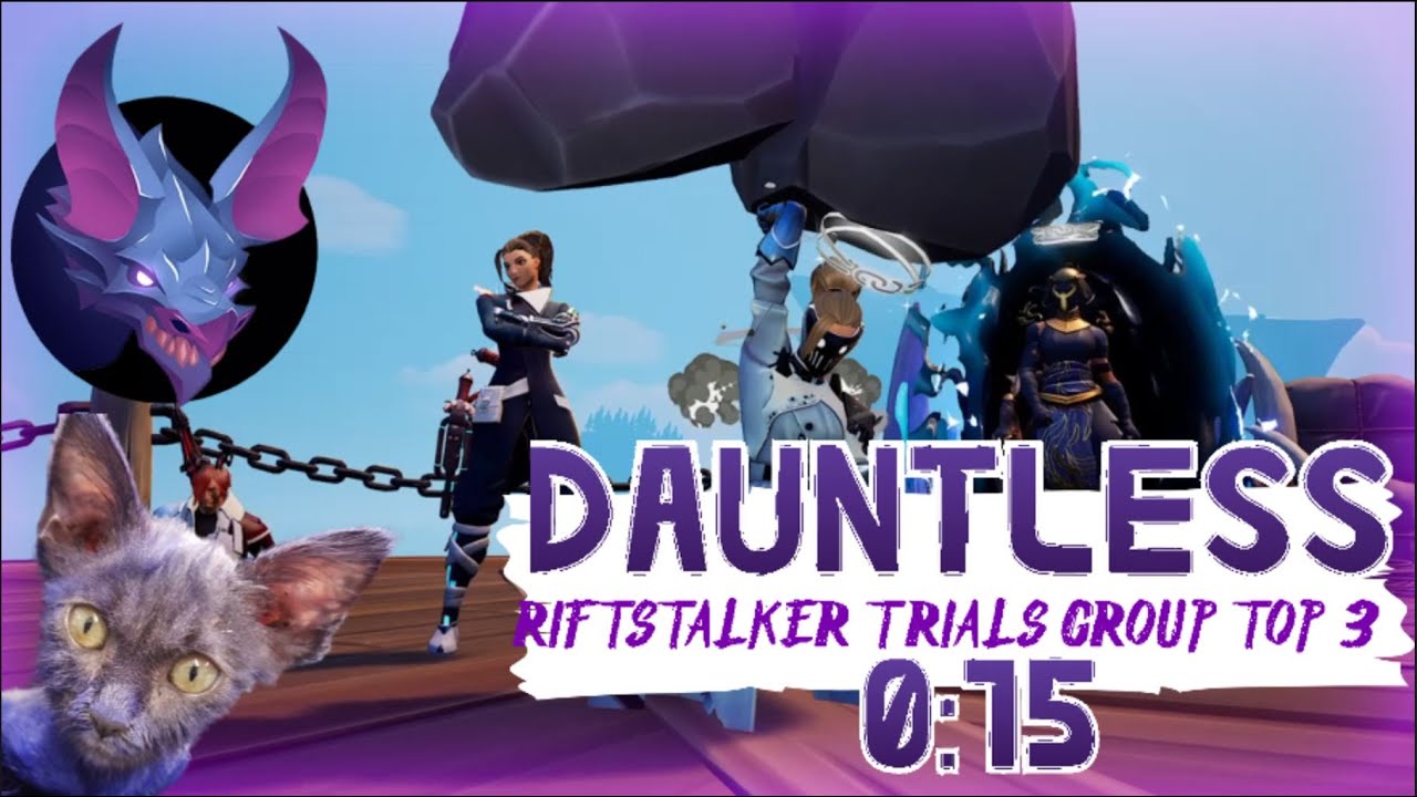 Dauntless Riftstalker Trials Group Top 3 [0:15] - YouTube
