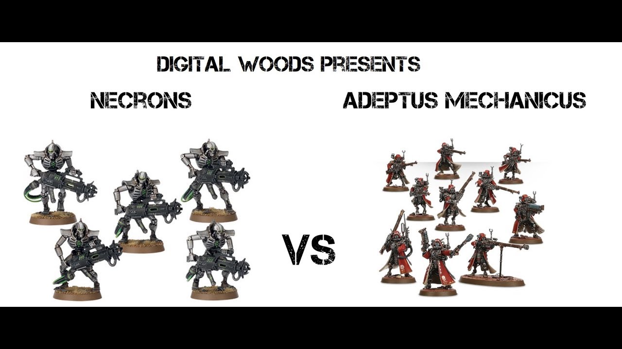 Necrons vs Adeptus Mechanicus 500 point Battle Report 23 (New Codex ...