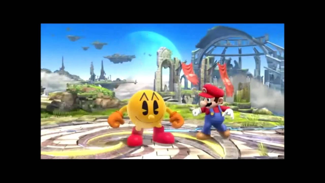 Super Smash Bros. 4 Pac-Man Reveal Trailer Reaction - YouTube