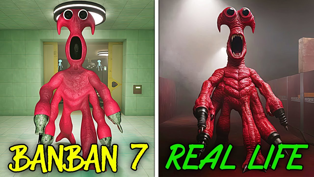 Garten of BanBan 7 😱 GAME vs REAL LIFE All Monsters Comparison - YouTube