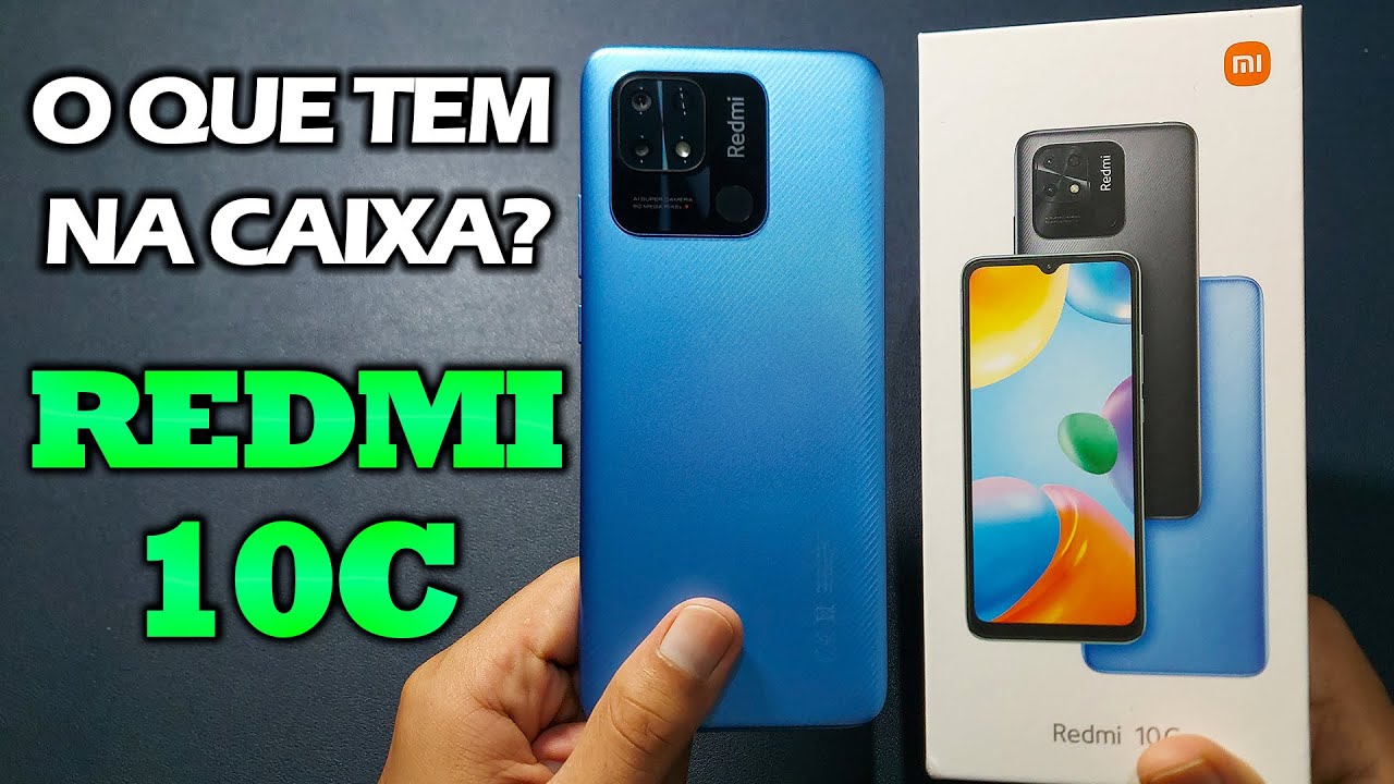 O que vem na Caixa do Redmi 10C - YouTube