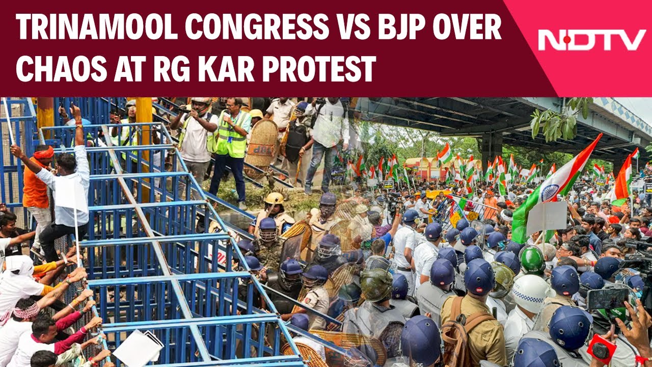 RG Kar Protest News | Trinamool Congress Vs BJP Over Chaos At RG Kar ...