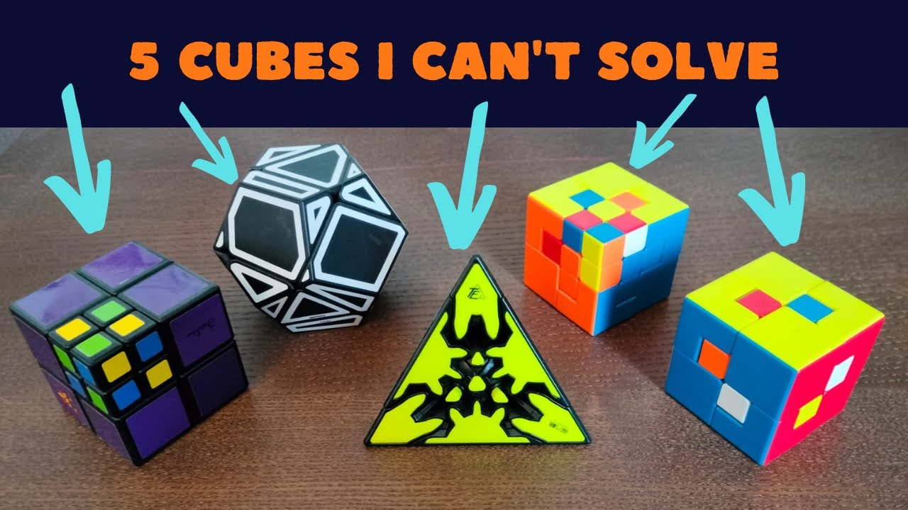 5 CUBES I CAN'T SOLVE! #rubikscube - YouTube