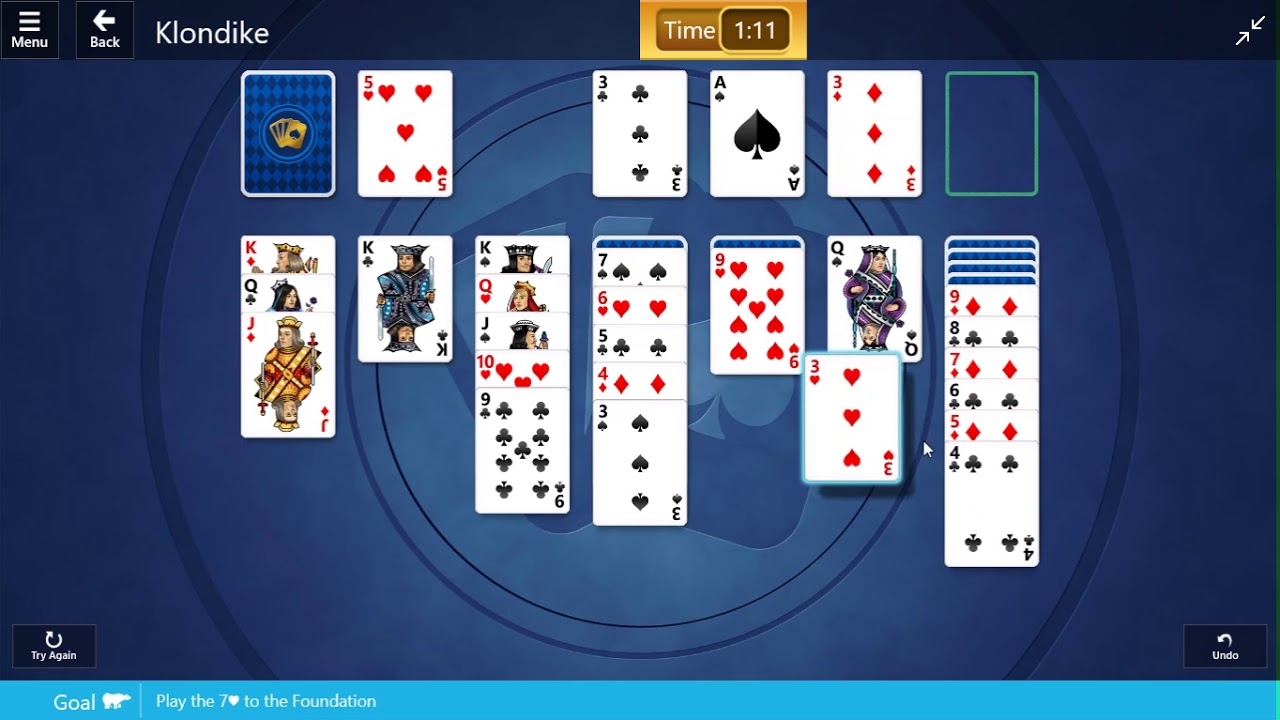 Game #25 | Microsoft Solitaire Collection April 7, 2018 Event - YouTube