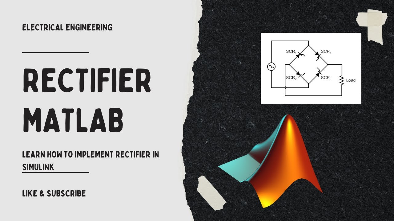 MATLAB implementation of controlled rectifier - YouTube