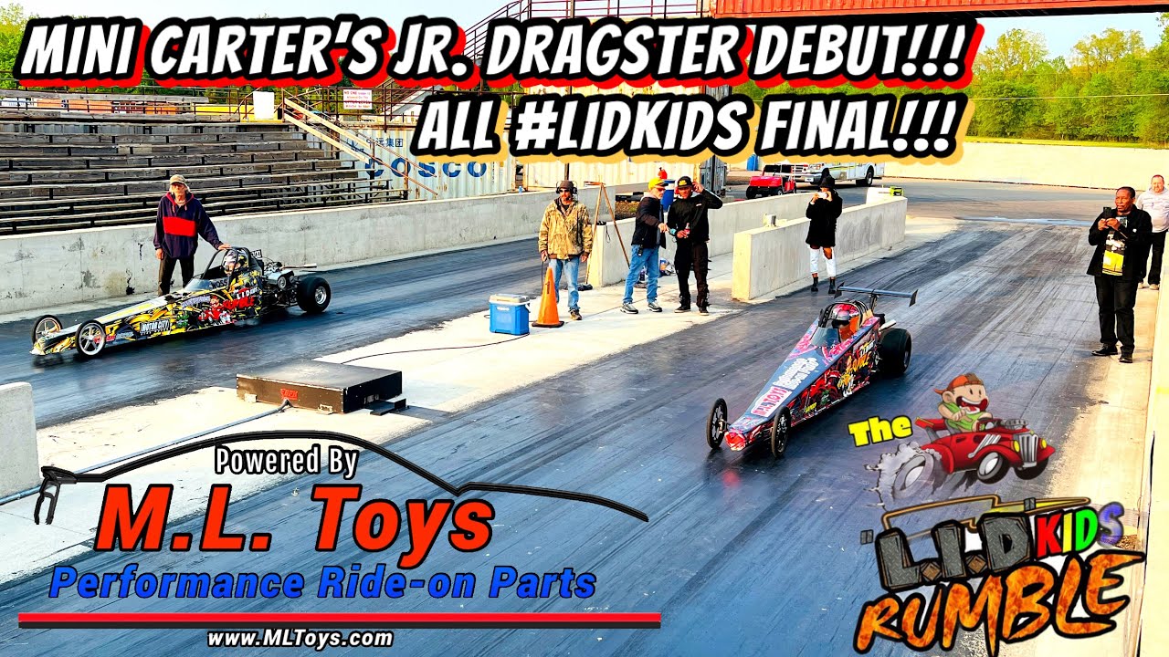 🤩MINI CARTER Makes his Debut in Jr. Dragster Competition!! - The L.I.D ...