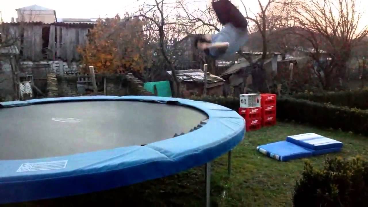 Trampoline Fail 720p - YouTube
