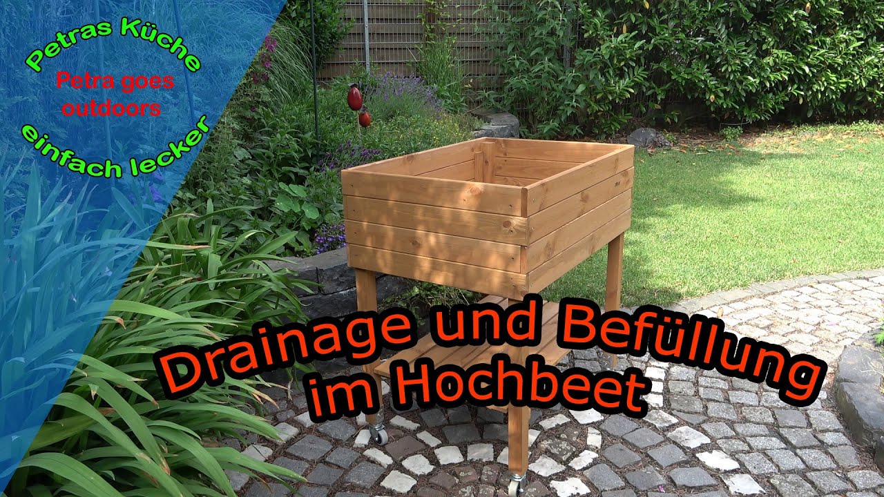 Entwässerung und Befüllung im Hochbeet - Selbstversorgung für den ...