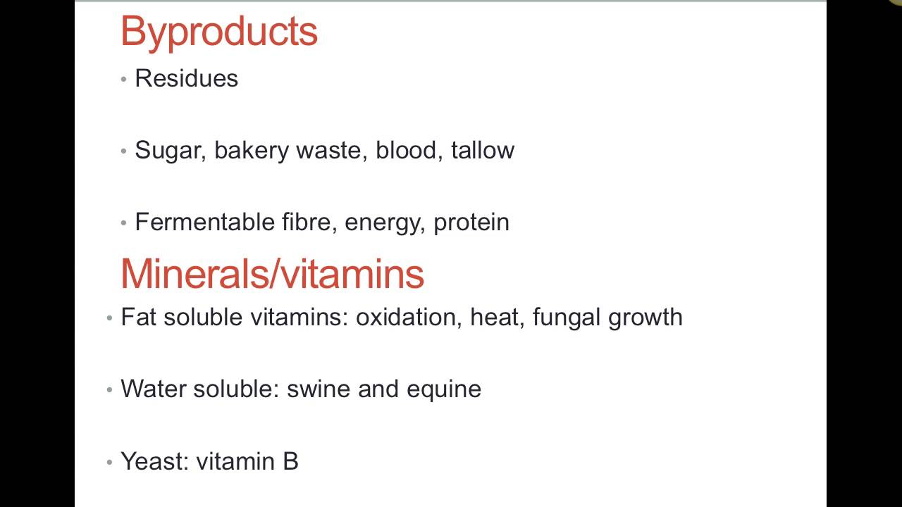 Veterinary Assistant Nutrition Lecture 5 - YouTube