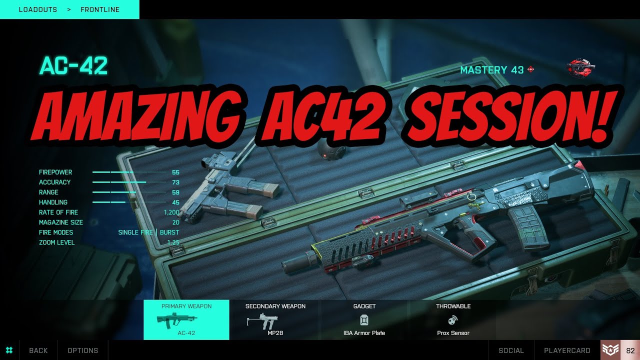 BF2042 AC42 AR IS SIMPLY AMAZING !| T1 SKIN UNLOCKED Battlefield 2042 ...