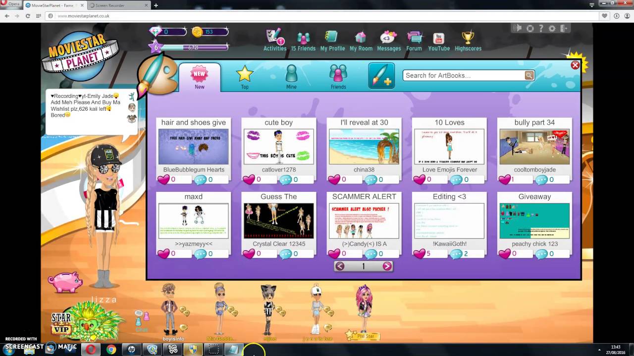 My First Video!(Things I Do On Msp) - YouTube