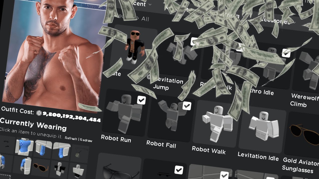ANDREW TATE IN ROBLOX?! - YouTube