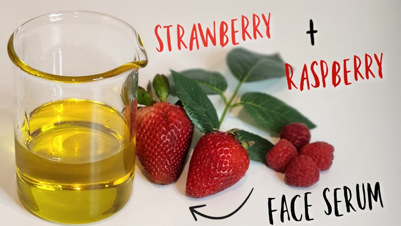 How To Make A DIY Strawberry And Raspberry Face Serum - YouTube