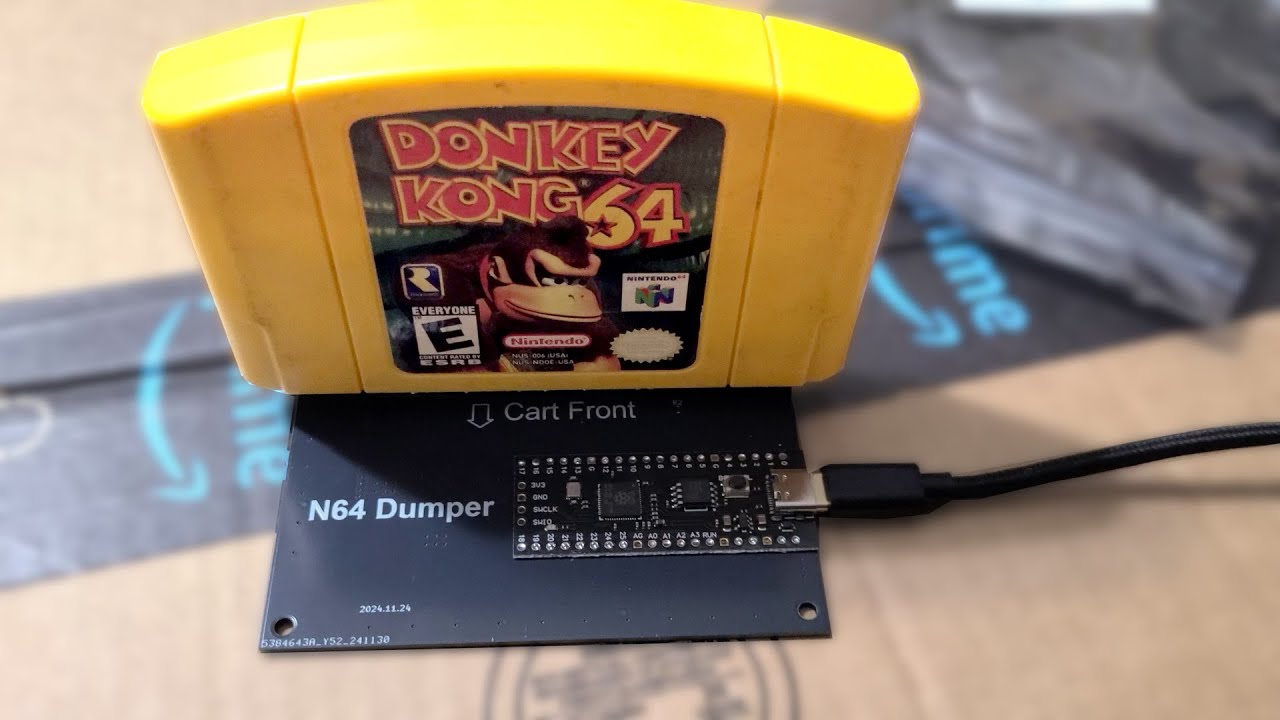 Backup N64 Cartridges (Roms/Saves) for $15? - N64 Dumper First ...