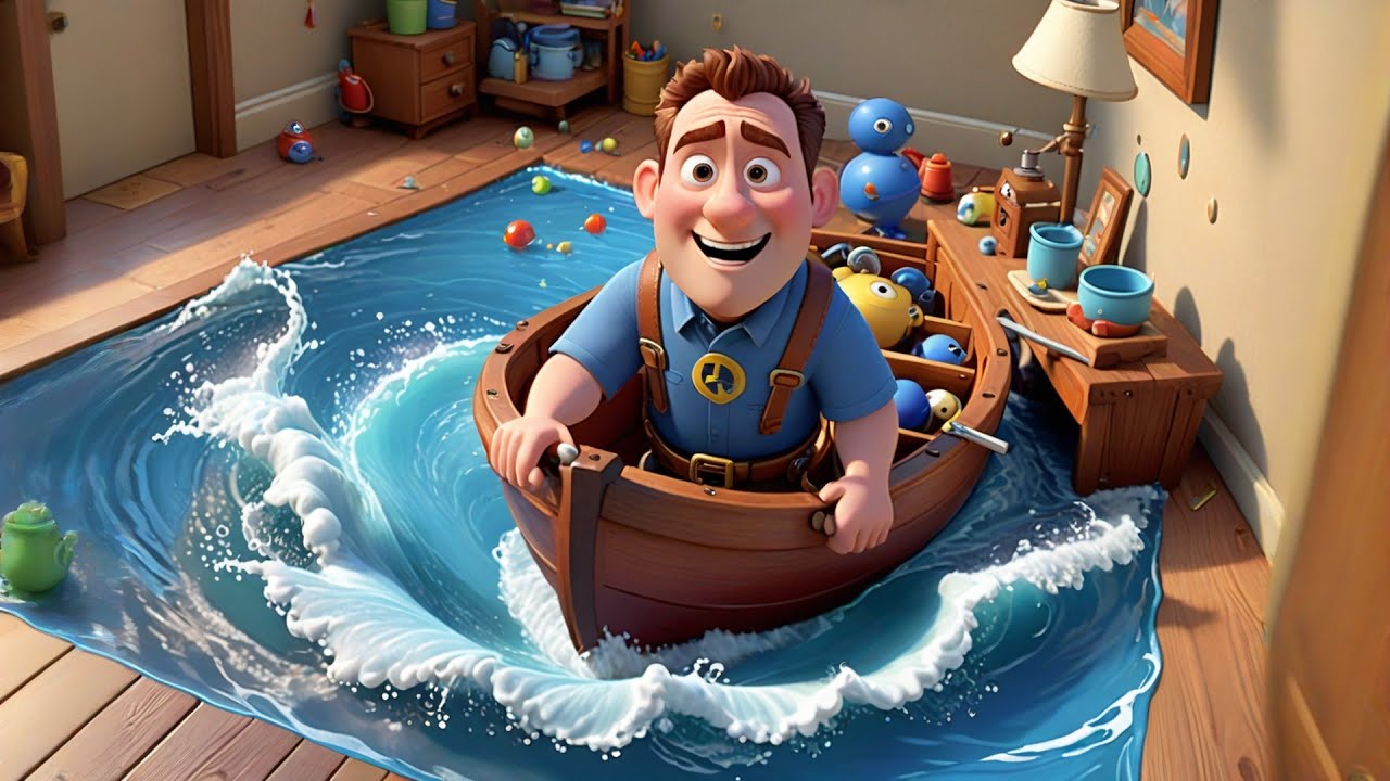 Five Toy Boats Sail the Sink | Fun Counting Song for Kids | Nursery ...