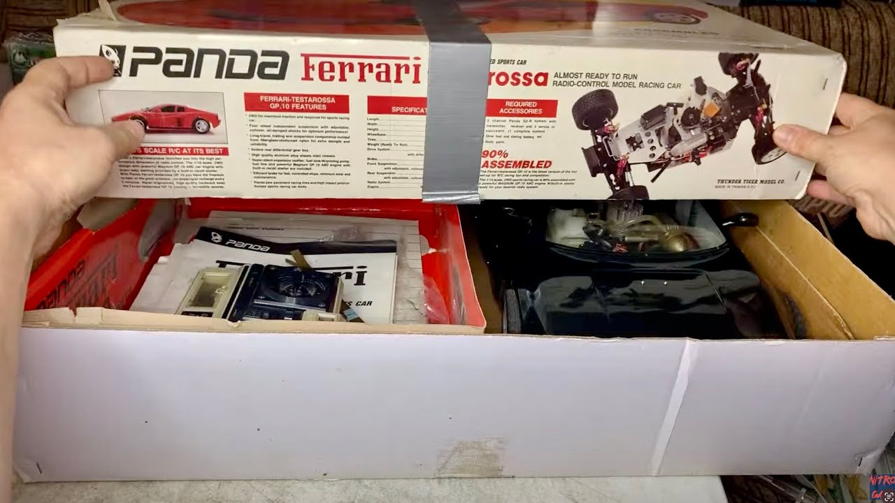 Thunder Tiger Ferrari - First time Ever Live Unboxing of Panda ...