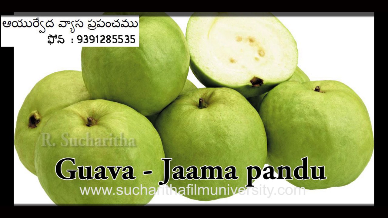 Jaama pandu guava fruit by sucharitha - YouTube