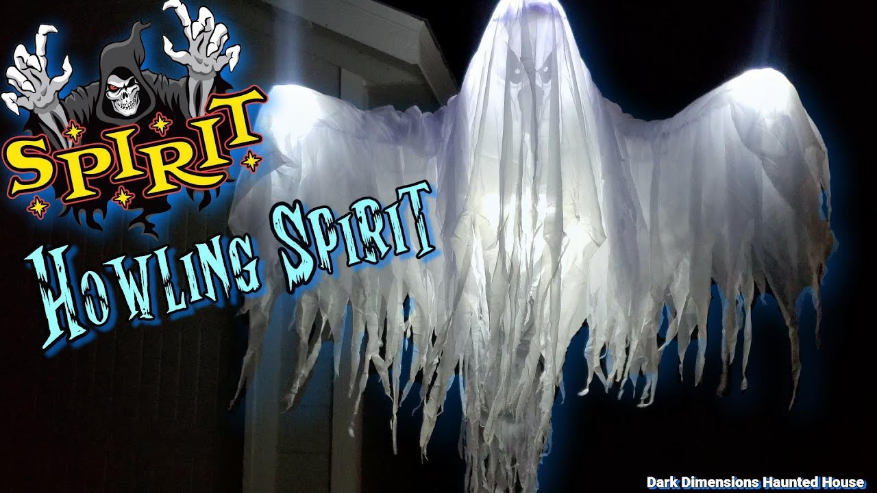 Spirit Halloween Howling Spirit Animatronic Spooky Ghost Prop Unboxing ...