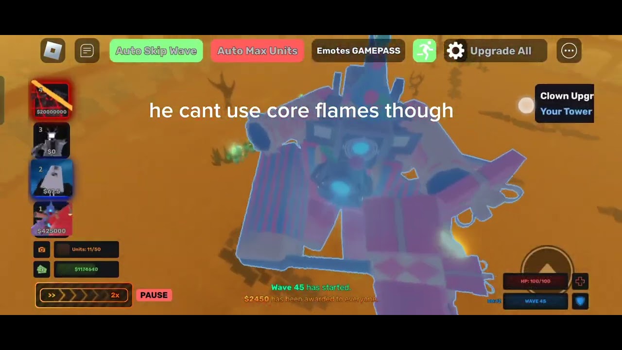 Birthday UTC showcase (skibidi defense) - YouTube