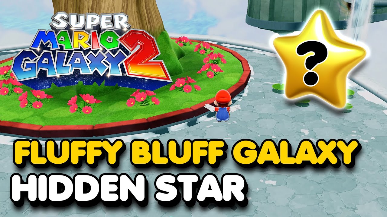 Fluffy Bluff Galaxy Hidden Star - Super Mario Galaxy 2 (Every Planet ...