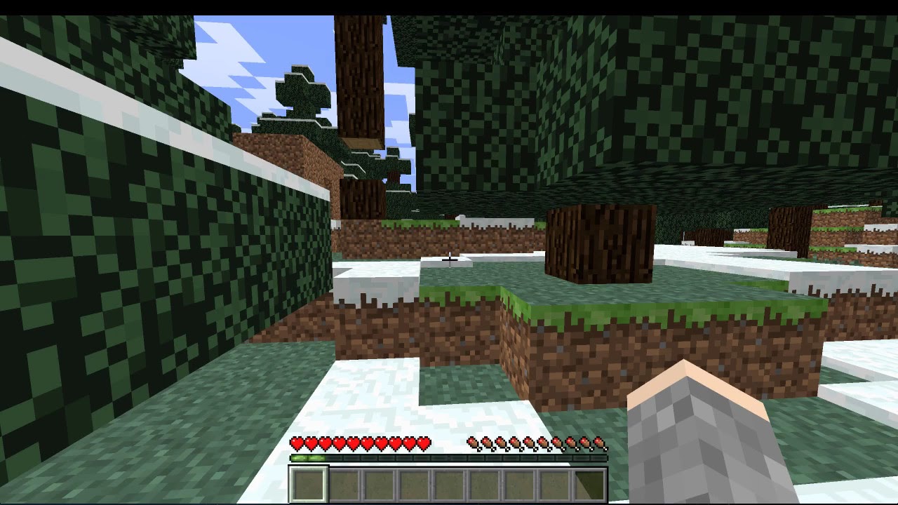 How To Break Ice In Minecraft - YouTube