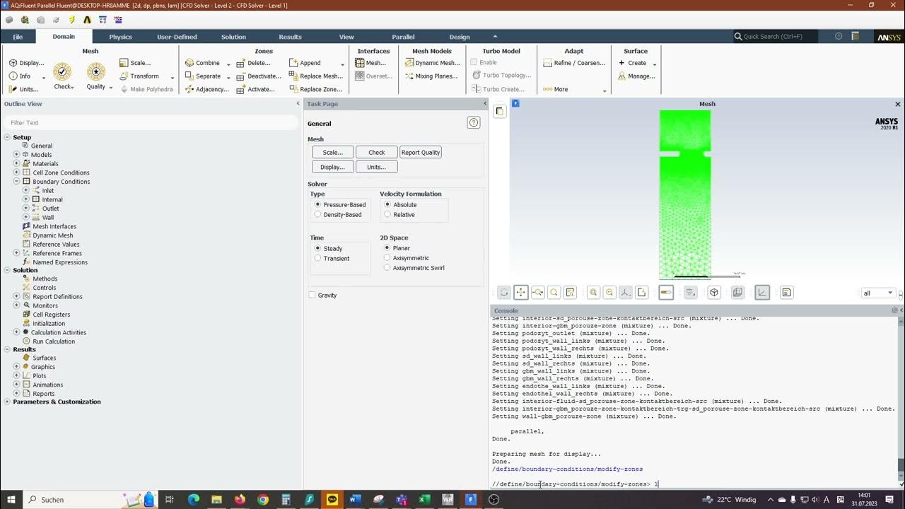 How to set periodic boundary conditions in ANSYS Fluent - YouTube