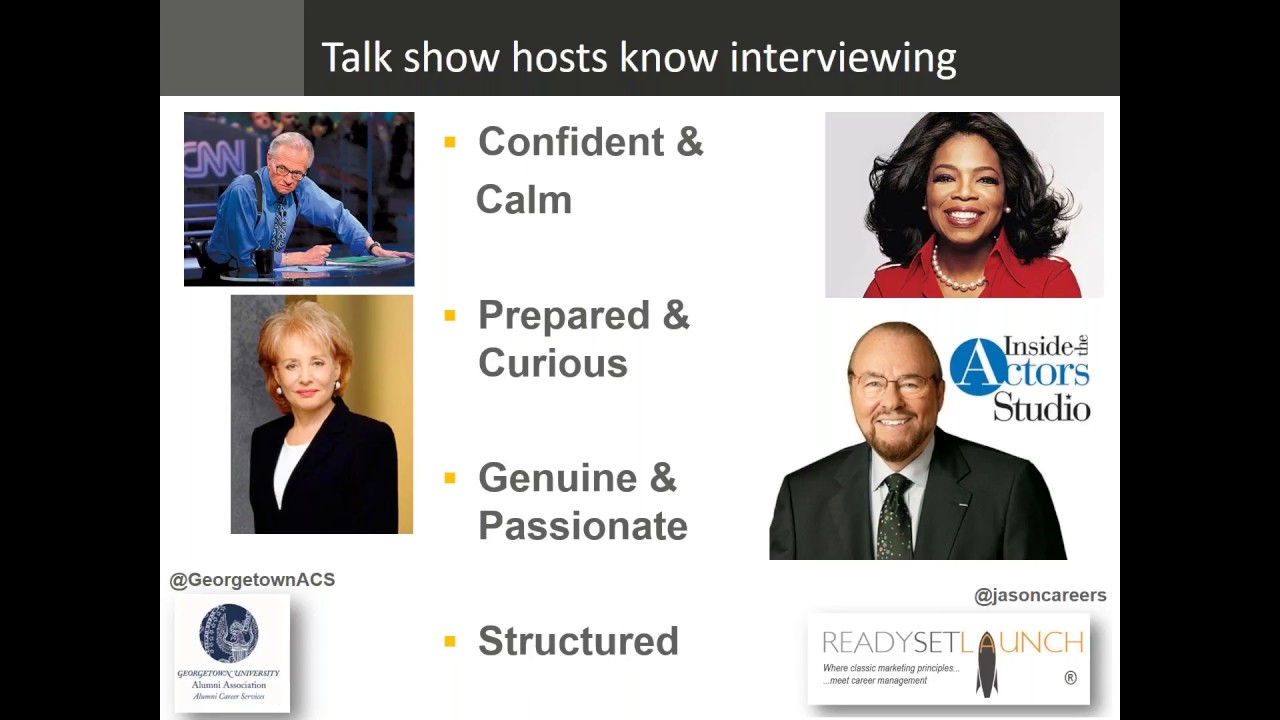 Interview Like a Talk Show Host - YouTube