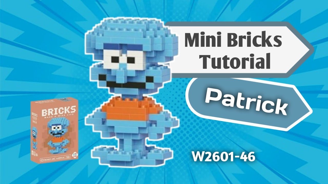 CARA MERAKIT LEGO BRICKS SQUIDWARD | How to build lego bricks ...