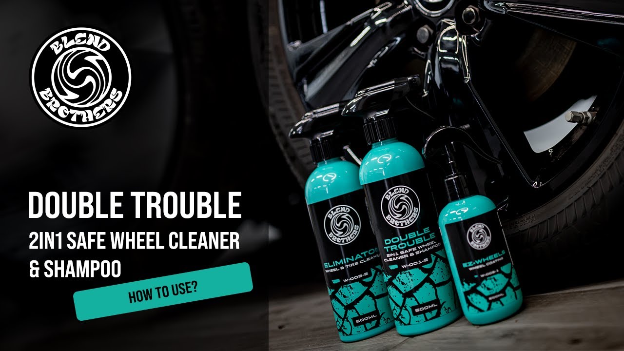 Blend Brothers - DOUBLE TROUBLE 2in1 Safe Wheel Cleaner & Wheel Shampoo - How to use? - YouTube