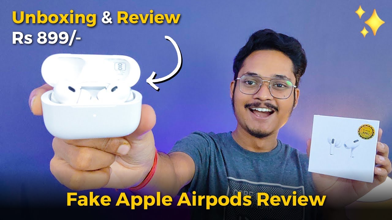 Fake Apple Airpods Unboxing & Review | Apple Airpods Clone - YouTube