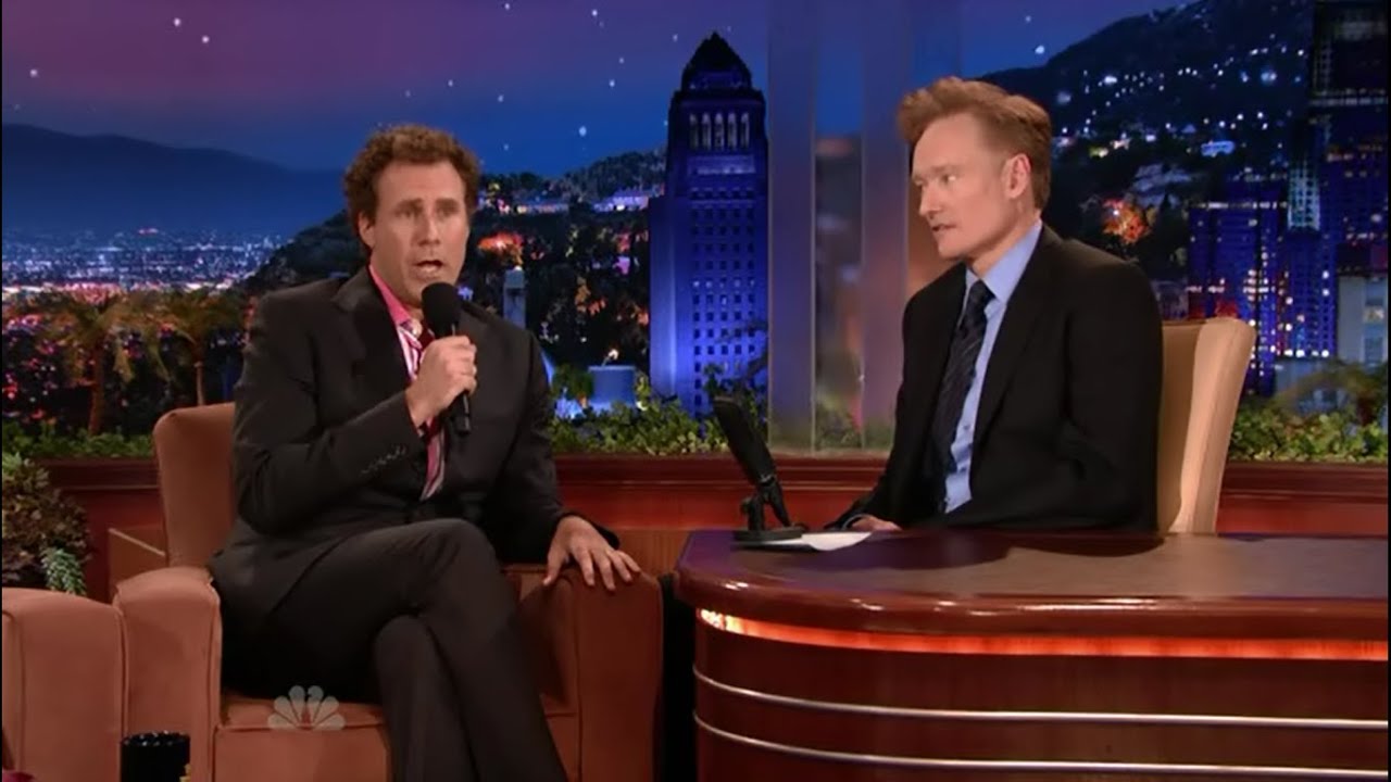 Will Ferrell Sings Conan a Song on his First Tonight Show 6/01/09 - YouTube