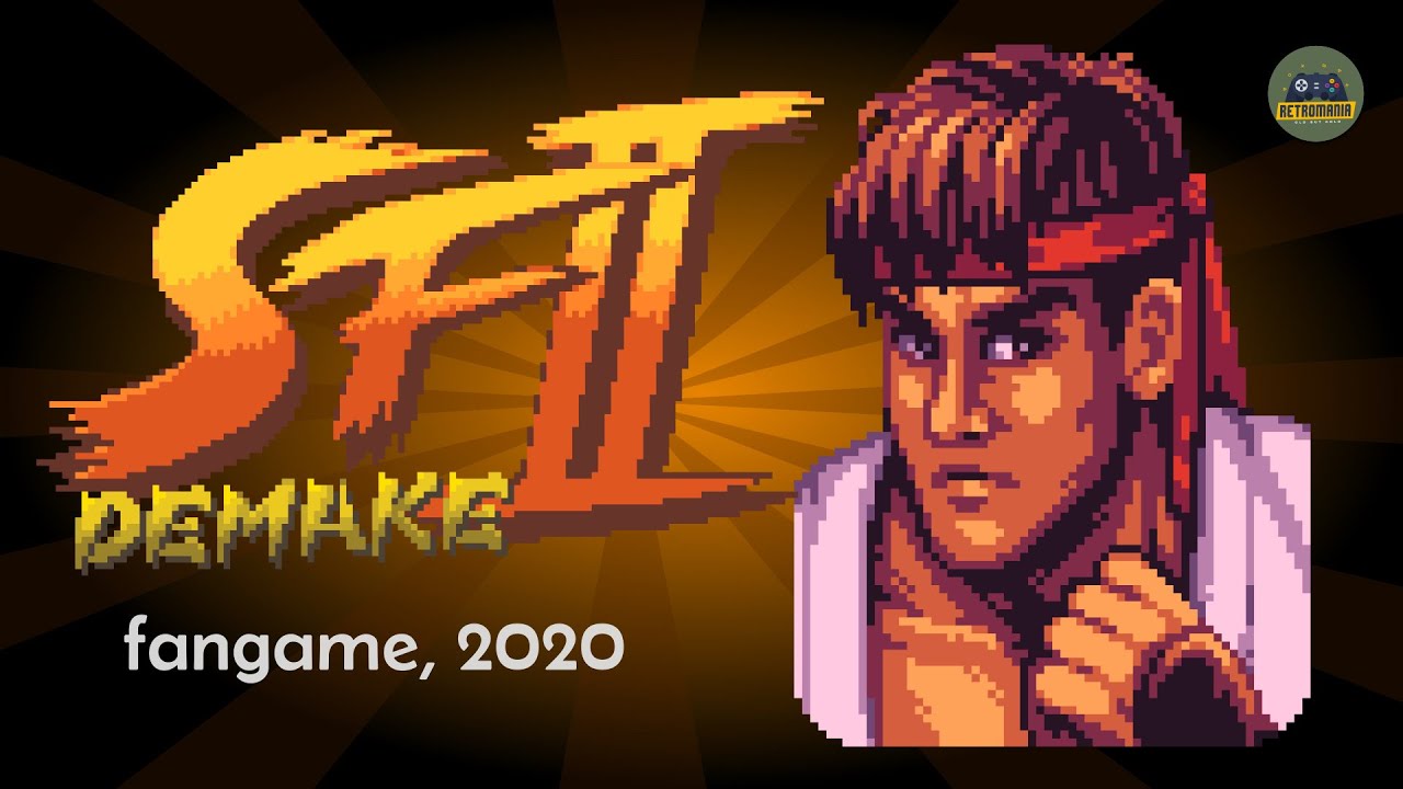 SF2 Demake: Pocket Ryu is so cute, isn't it? - YouTube